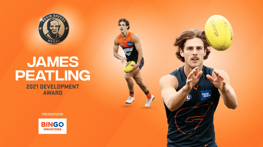 James Peatling GWS Giants Development Award 2021 - Pennant Hills