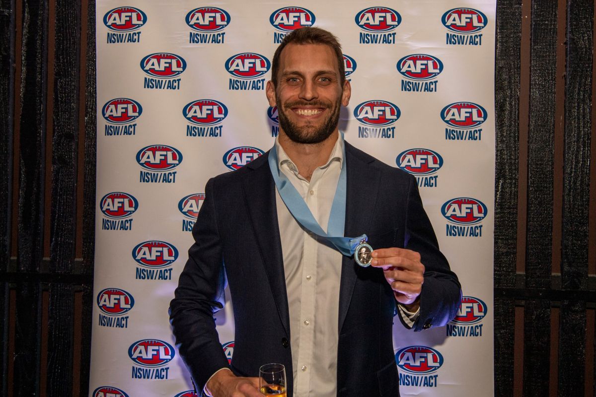 Stephen Wray 2022 Phelan Medal - Sydney AFL - Pennant Hills Australian ...